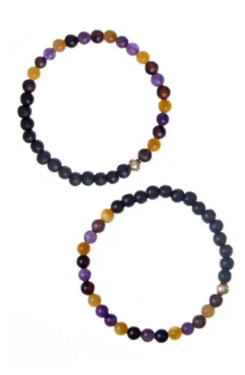 THE HEALER’S COLLECTION Set Of Two Healer's Bracelets - Black