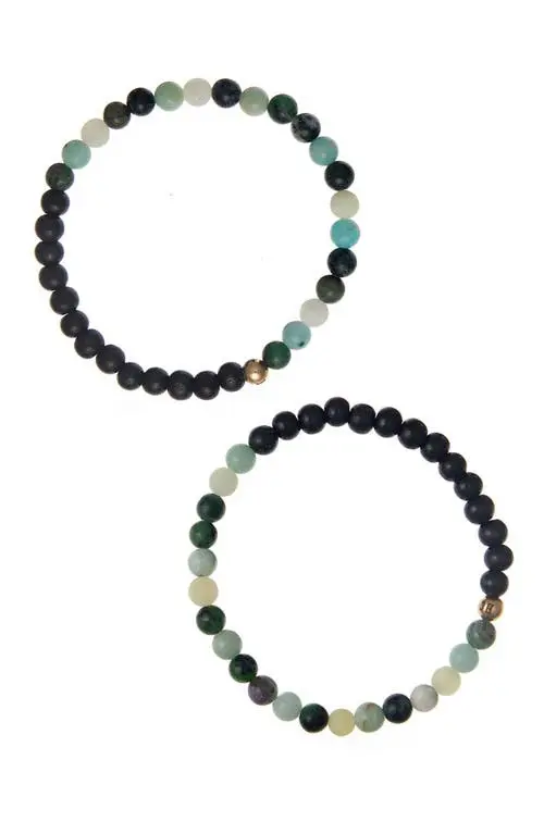 THE HEALER’S COLLECTION N6 Happiness/ease Bracelet Set - Black