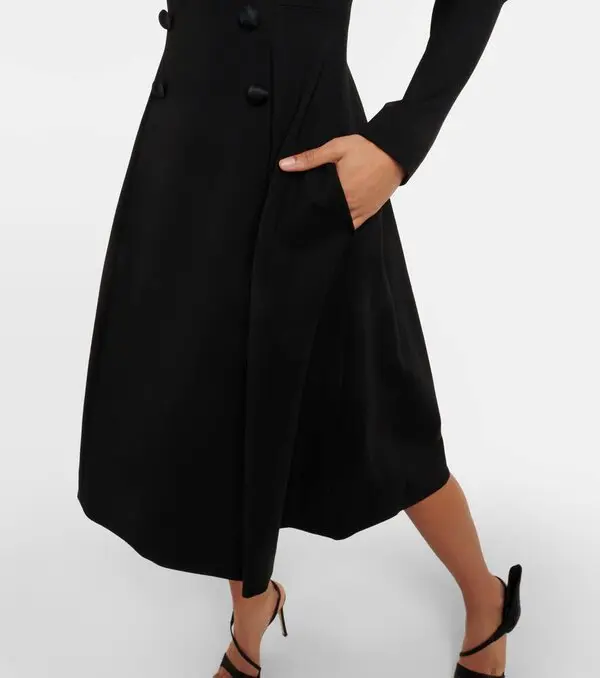 dorothee schumacher emotional essence off-shoulder midi dress Emotional Essence off-shoulder midi dress in black - Dorothee Schumacher