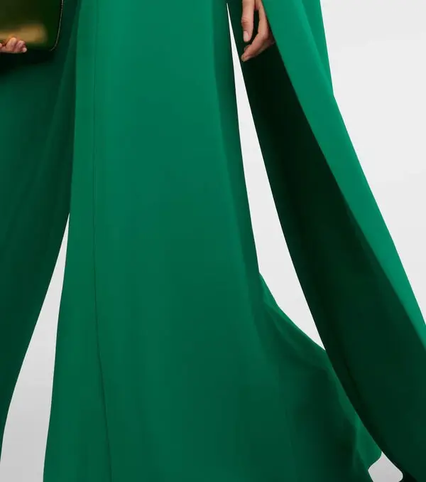 Elie Saab Embellished Cady Gown