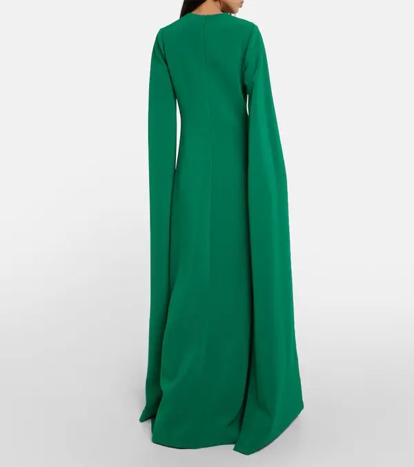 Elie Saab Embellished Cady Gown