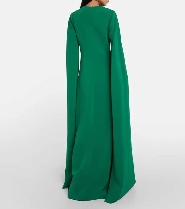 Elie Saab Embellished Cady Gown