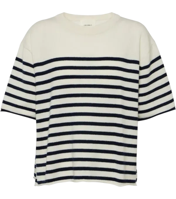 LISA YANG Cila Striped Cashmere T-shirt - Multicoloured