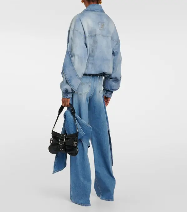 Blumarine Denim Bomber Jacket
