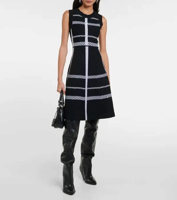 Dorothee Schumacher Checked Midi Dress