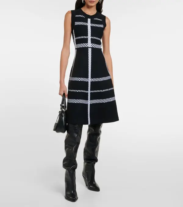 Dorothee Schumacher Checked Midi Dress