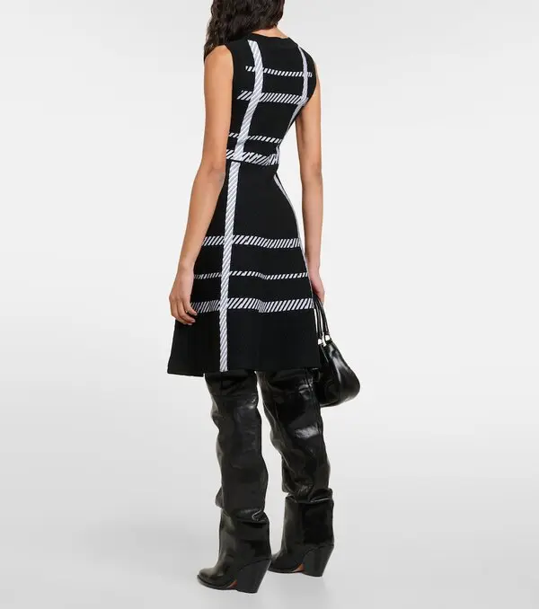 Dorothee Schumacher Checked Midi Dress