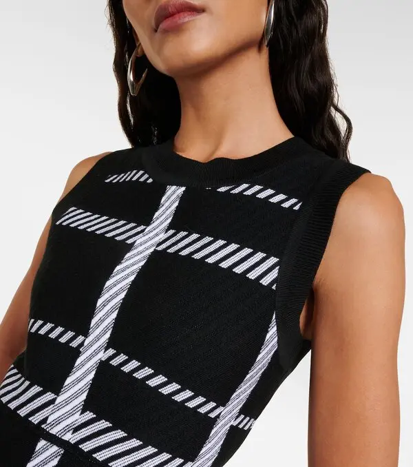 Dorothee Schumacher Checked Midi Dress