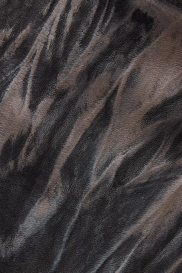Acne Studios Distressed Crinkled-leather Pants