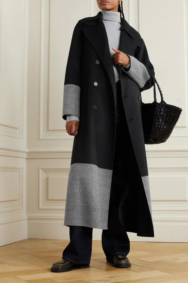 JOSEPH Merton Belted Double-breasted Wool Coat