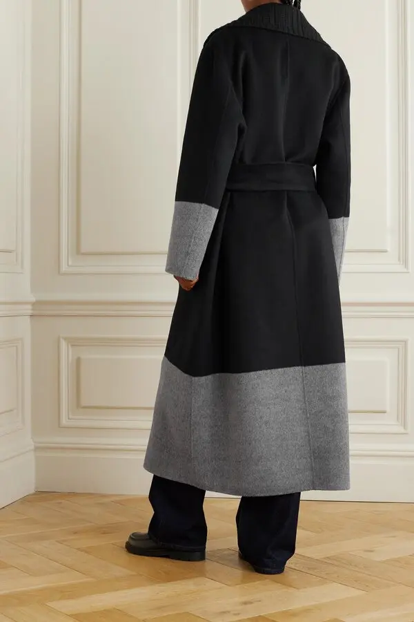 JOSEPH Merton Belted Double-breasted Wool Coat