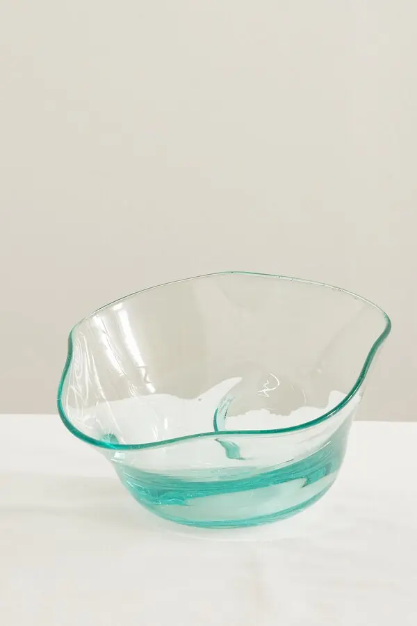 Completedworks Thaw Asymmetric Recycled-glass Bowl - Neutrals