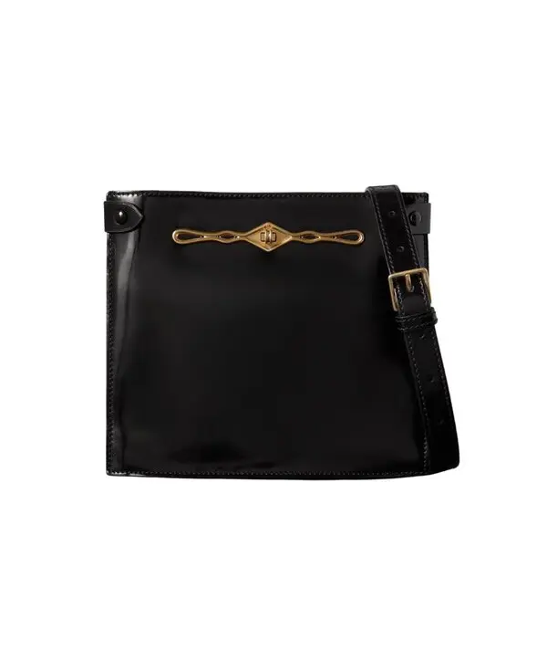 METIER Fernando Jorge Stowaway Embellished Patent-leather Shoulder Bag
