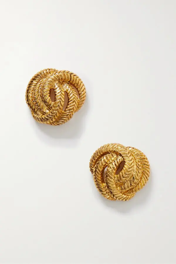 JENNIFER BEHR Elaina -plated Earrings - Gold