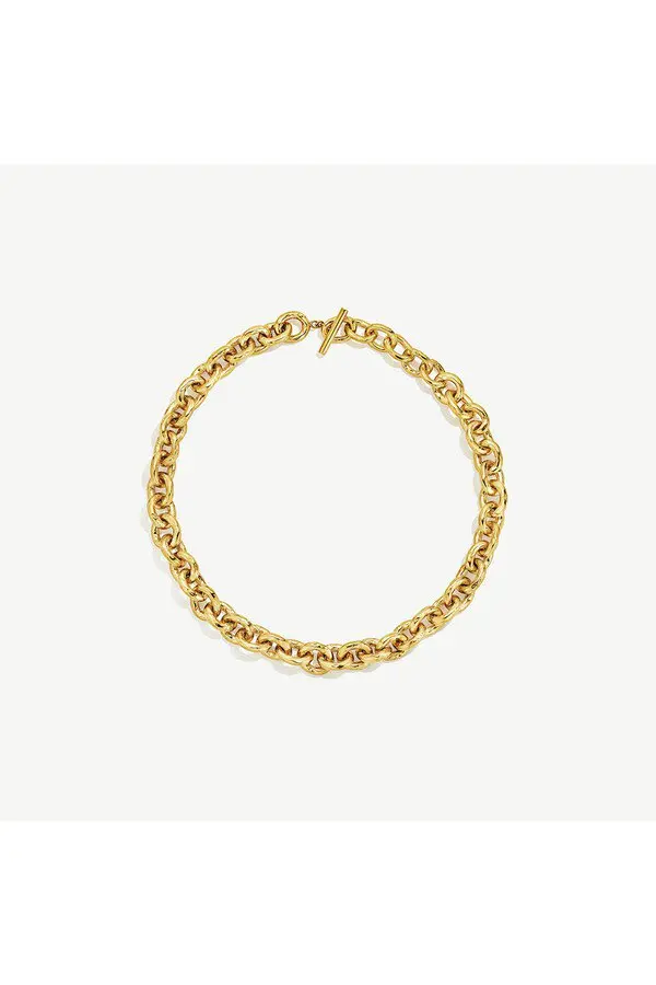 SOKO Karibu Link Collar Necklace - Gold