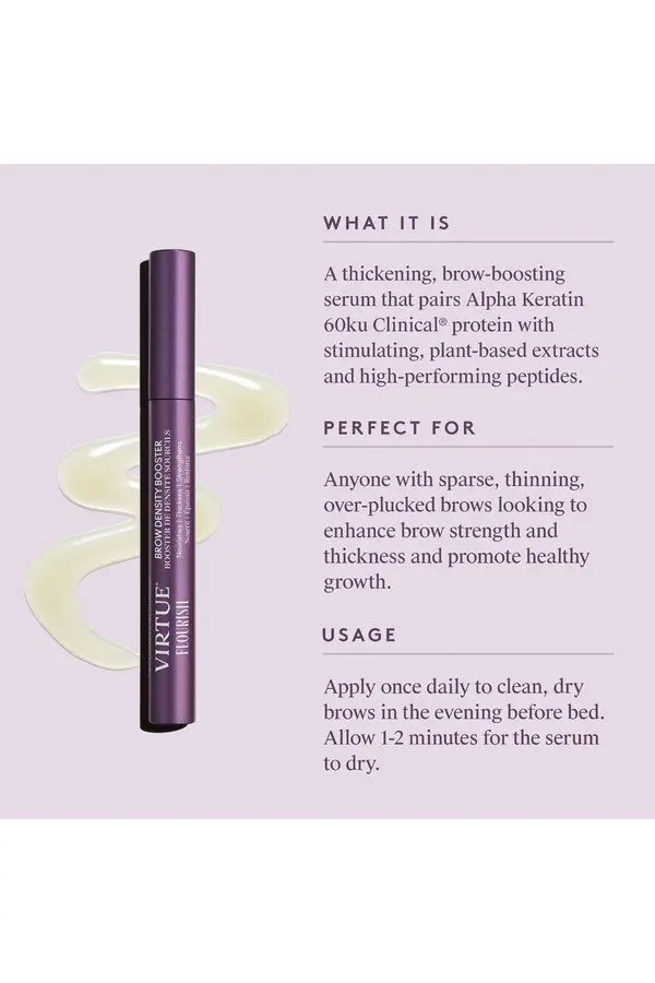 VIRTUE Flourish Brow Density Booster - Aqua