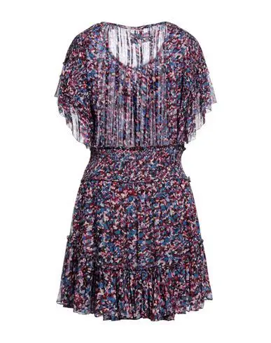 MARANT ETOILE Viscose Floral Mini Dress - Purple