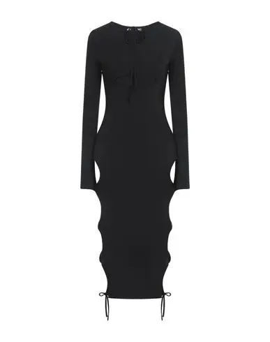 ANDREĀDAMO Midi Knit Dress - Black