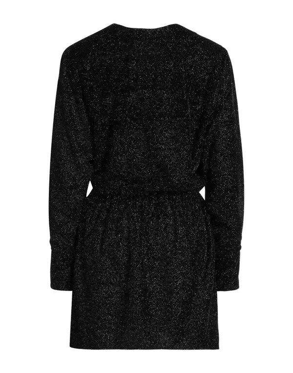 MARANT ETOILE Crepe Mini Dress - Black