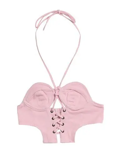 JULFER Halterneck Corset Top - Pink