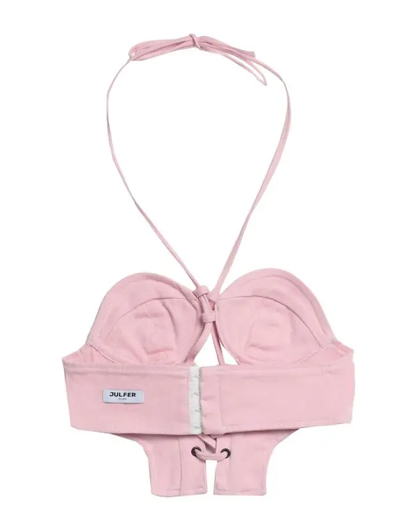 JULFER Halterneck Corset Top - Pink