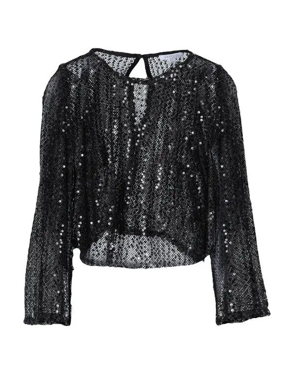 Topshop Metallic Fiber Top