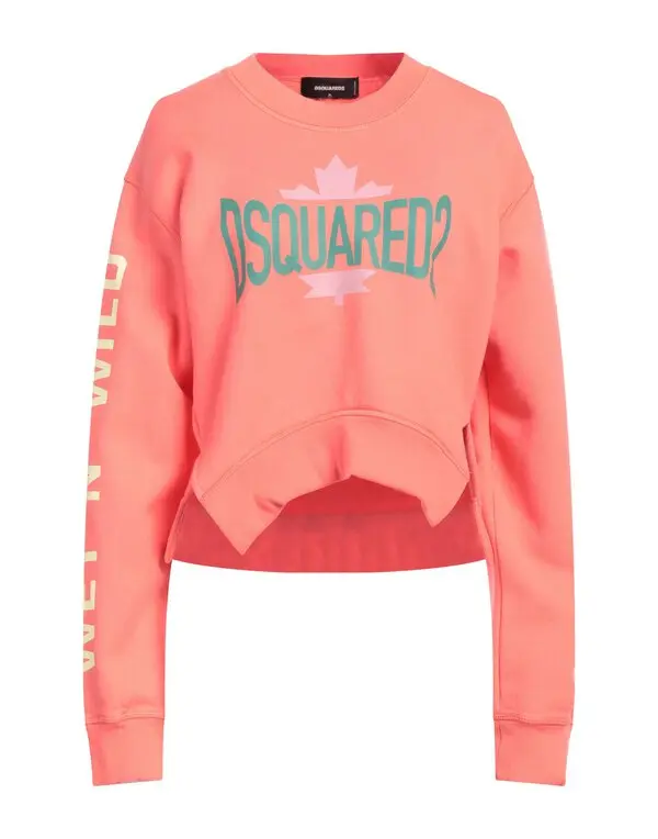 Dsquared2 Cotton Fleece Sweatshirt - Red