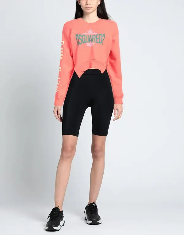 Dsquared2 Cotton Fleece Sweatshirt - Red