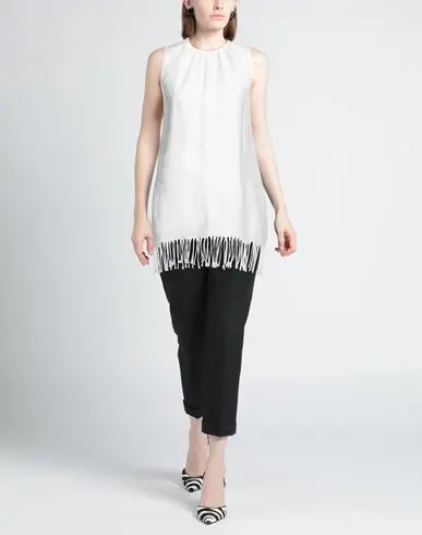 Max Mara Linen Top - White