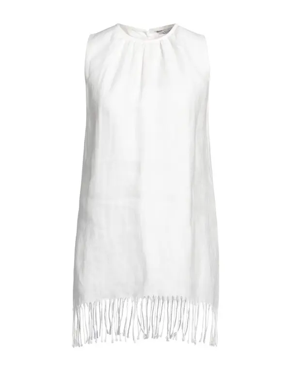 Max Mara Linen Top - White