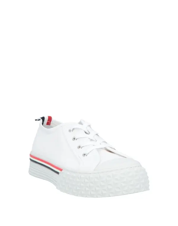 Thom Browne Low-top Canvas Sneakers - White