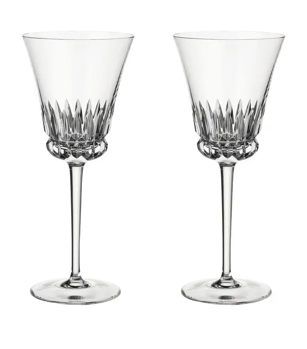 VILLEROY & BOCH Set Of 2 Grand Royal White Wine Goblet - Clear