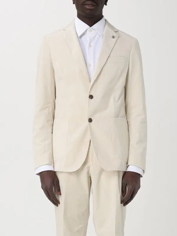 BOSS Corduroy Blazer - White