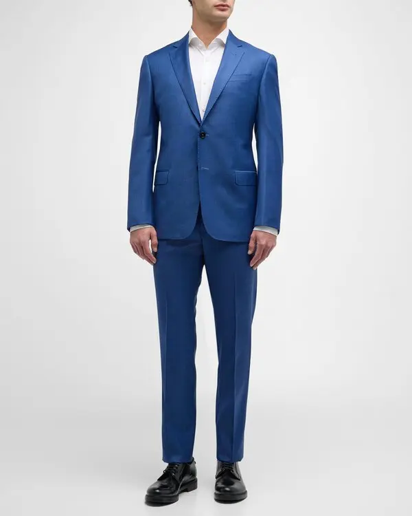 Emporio Armani Wool Suit - Blue
