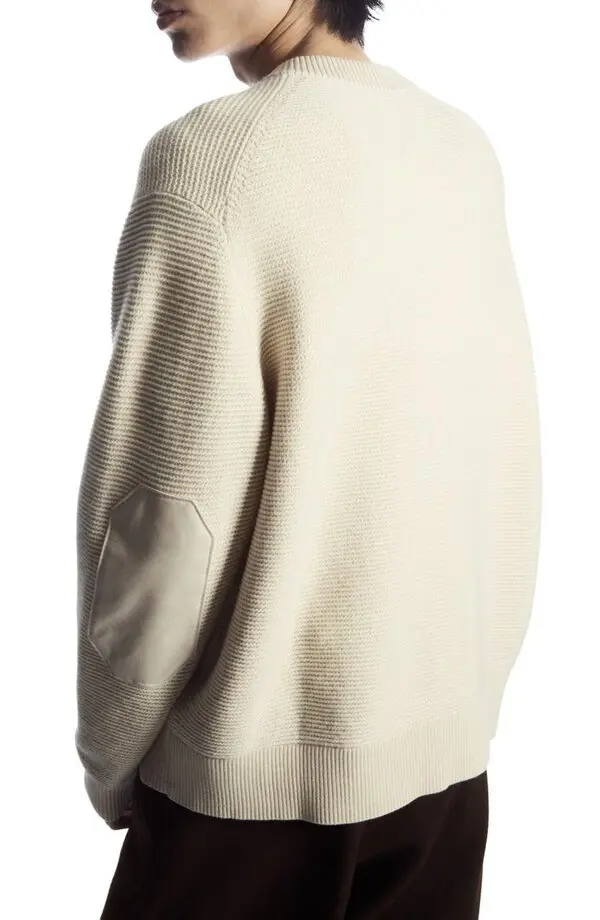 Cos Thermal Henley Sweater