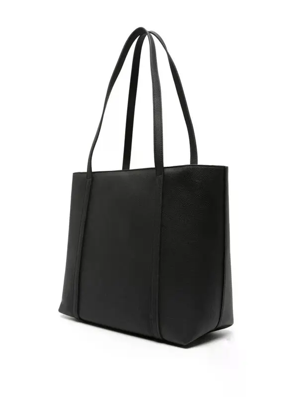 Armani Exchange Grained Faux Leather Tote Bag