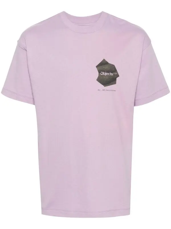 OBJECTS IV LIFE Thought Bubble Spray-print T-shirt - Purple