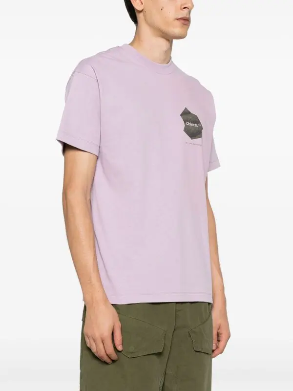 OBJECTS IV LIFE Thought Bubble Spray-print T-shirt - Purple