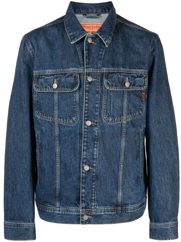 DIESEL® D-barcy Denim Jacket - Blue