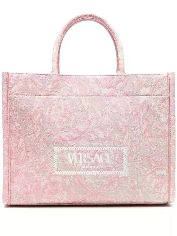 Versace Athena Barocco-print Tote Bag