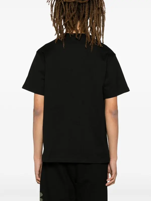 Alexander McQueen Logo-print Cotton T-shirt - Black