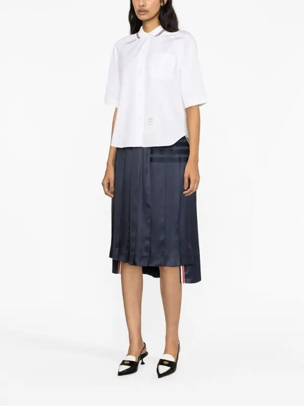 Thom Browne Poplin Box Pleat Shirt
