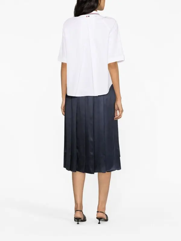 Thom Browne Poplin Box Pleat Shirt