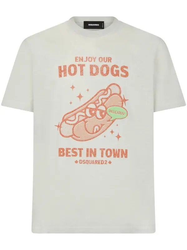 Dsquared2 Graphic-print Crew-neck T-shirt