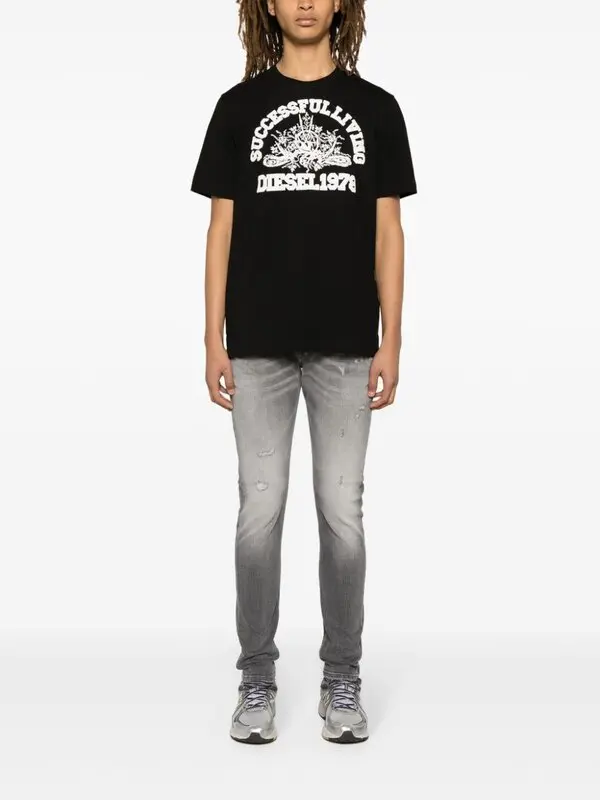 DIESEL® 1979 Sleenker Distressed Slim Fit Jeans