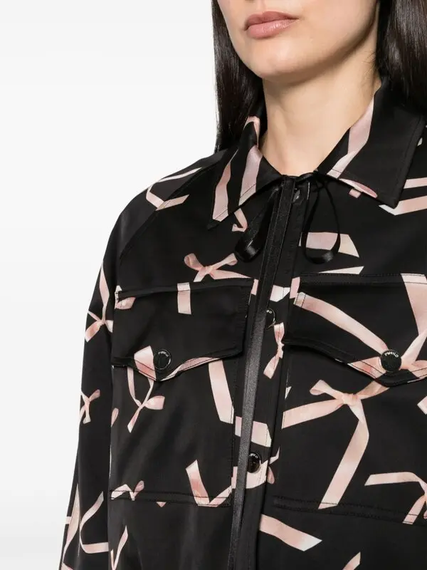 Pinko X Patrick Mcdowell Printed Bomber Jacket
