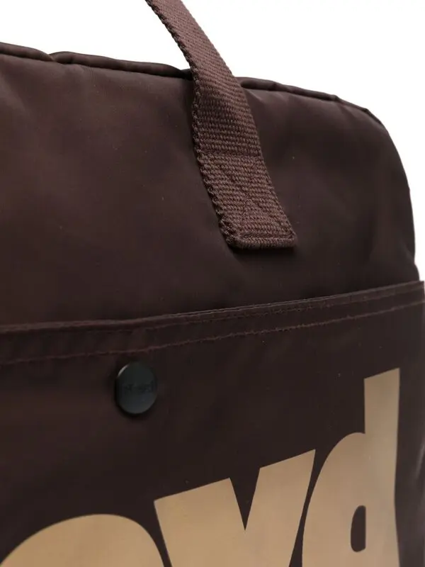 FLOYD Logo-print Zip-fastening Holdall - Brown