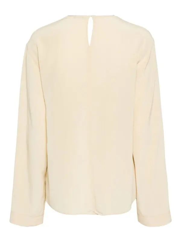 JOSEPH Braidwood Silk Blouse - Neutrals