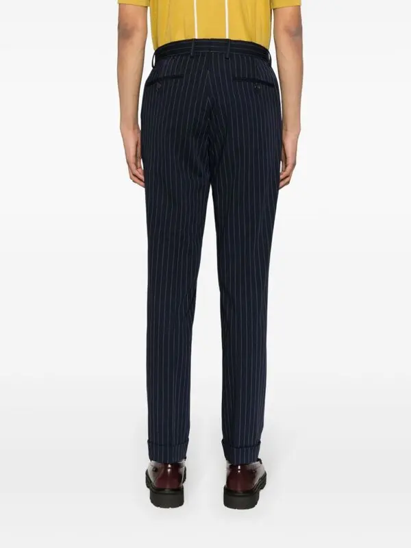 Polo Ralph Lauren Pinstripe Slim-leg Trousers - Blue