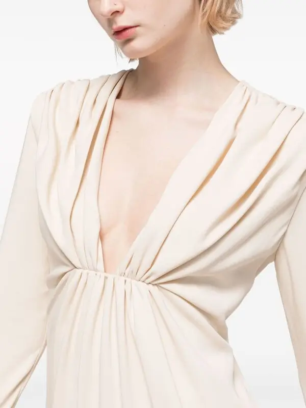 AZ FACTORY Aphrodite Gathered Midi Dress